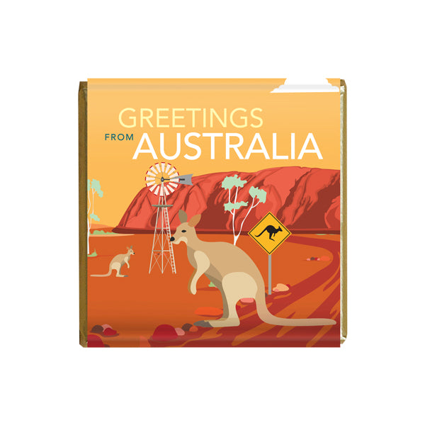 Napolitain Greetings From Australia 6g 300pc – Belgian Delights