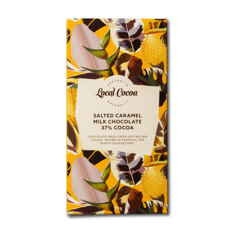 Local Cocoa Salted Caramel Milk Chocolate Bar 90g – Belgian Delights